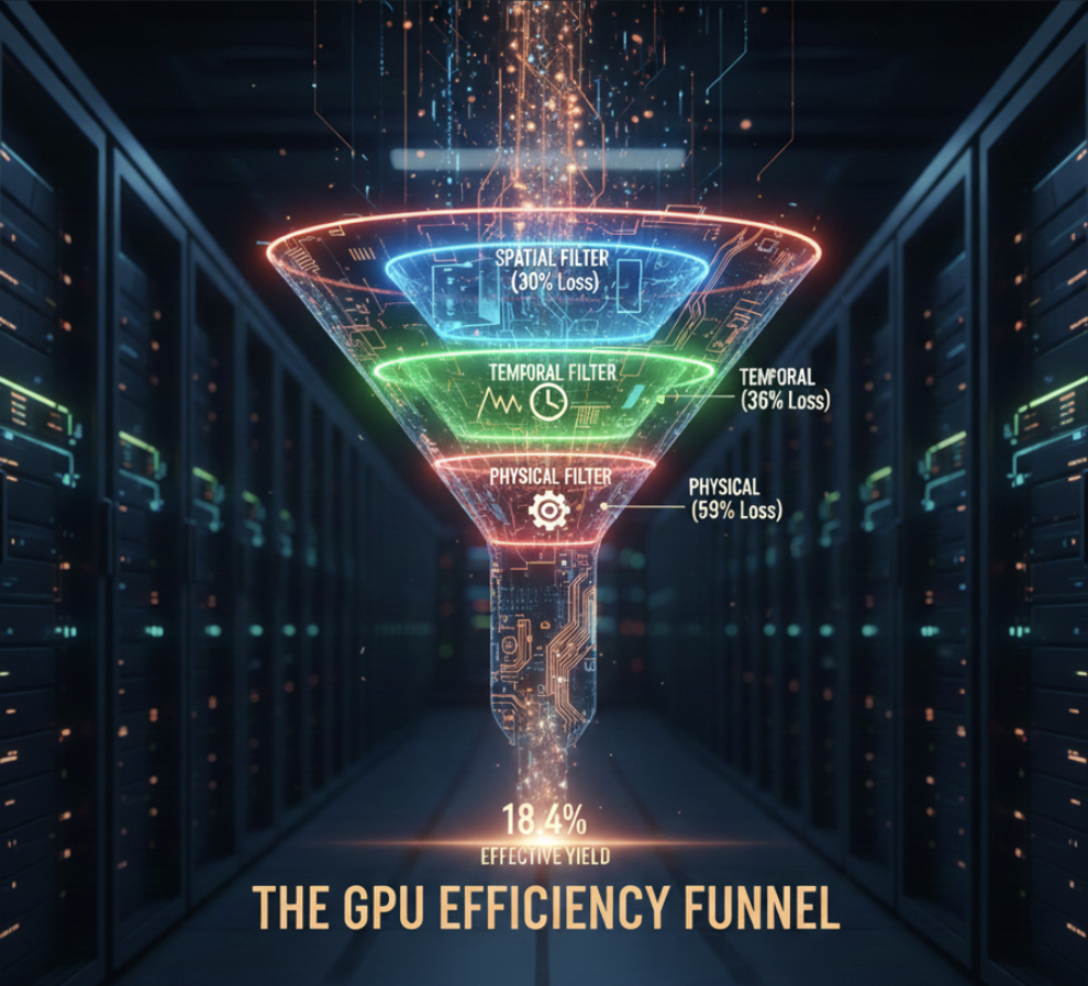 The GPU Efficiency Funnel: A Unified Framework for Quantifying Spatial ...