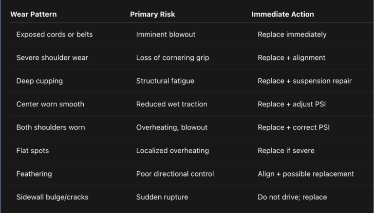 Dangerous Tire Wear Patterns You Should Never Ignore | The AI Journal