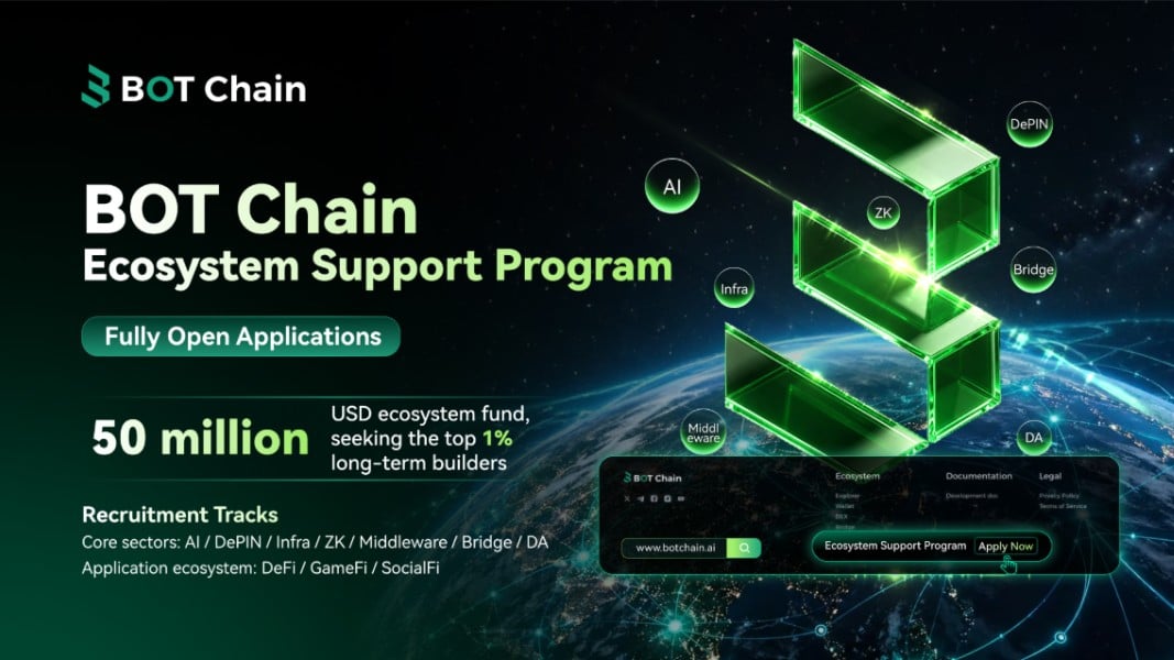 BOT Chain Launches $50 Million Ecosystem Support Fund: Building the ...
